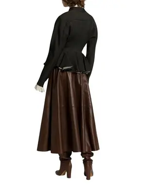Alberta Ferretti Ruffled Blazer
