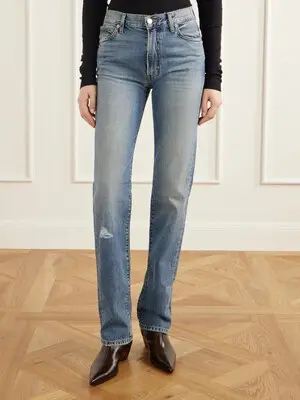 Eterne Chloe Straight High-rise Jeans
