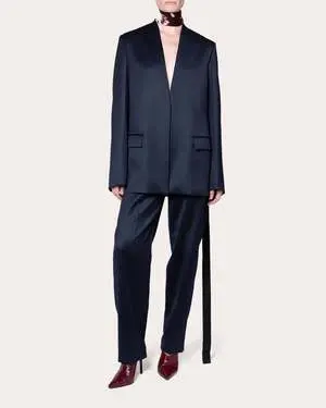 ROKSANDA Ragosta Wool Satin Trousers