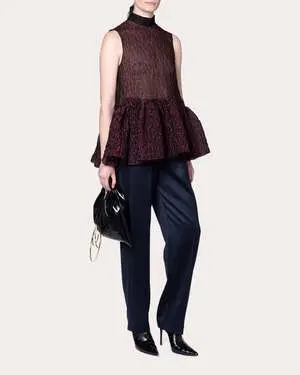 ROKSANDA Ragosta Wool Satin Trousers