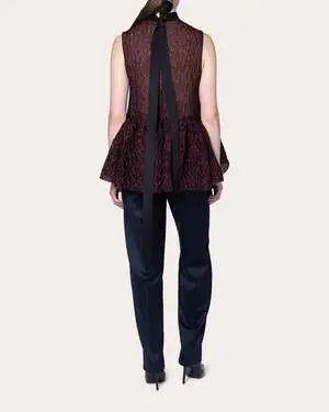 ROKSANDA Ragosta Wool Satin Trousers