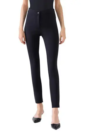 Akris Mitch Slim Stretch Jersey Crop Pants