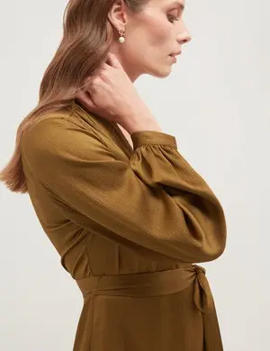 HOBBS LONDON Katia Belted Midi Dress