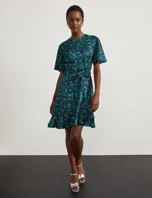 HOBBS LONDON Adley Dress - Navymulti