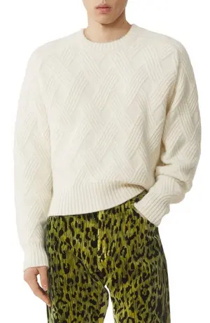 LANVIN Cable-knit Wool Sweater