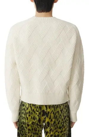 LANVIN Cable-knit Wool Sweater