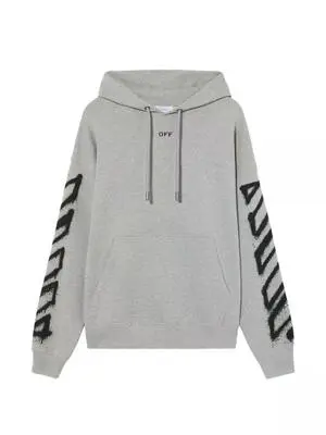 Off-White Spray Can Arrow Skate Hoodie - Grey