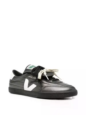 VEJA Logo-patch Leather Sneakers