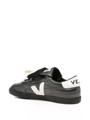 VEJA Logo-patch Leather Sneakers