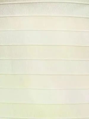 Elisabetta Franchi Strapless Striped Mini Dress