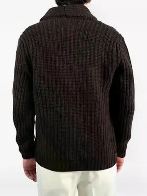 DANIELE FIESOLI Ribbed Shawl-collar Cardigan