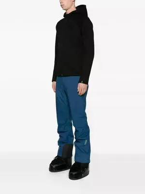 COLMAR Hooded Rib-knit Ski Sweatshirt - Blue