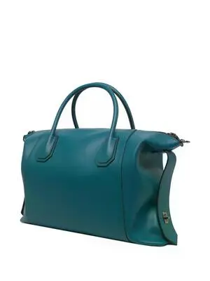 Givenchy 2020-2026 Medium Calfskin Antigona Soft Bag Satchel - Blue