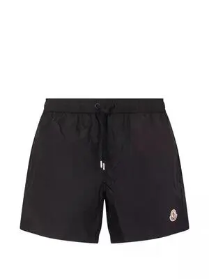 Moncler Logo-patch Drawstring Swim Shorts