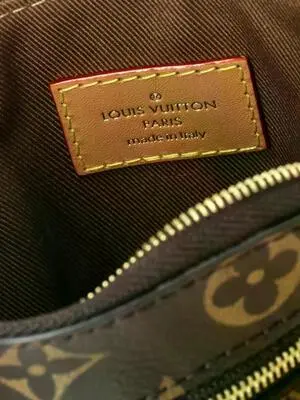 LOUIS VUITTON Utility Phone Sleeve Bag Monogram Canvas Crossbody Bag