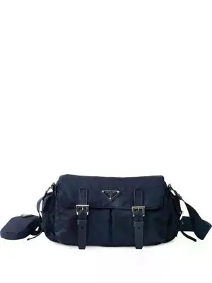 Prada Medium Re-nylon Shoulder Bag - Blue