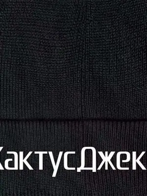 TRAVIS SCOTT Cactus Jack Logo-print Beanie Hat - Black