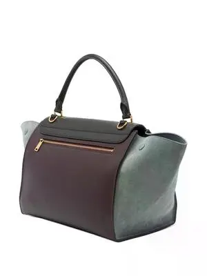 Celine 2013 Medium Tricolor Leather Trapeze Satchel