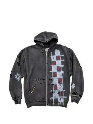 SATOSHI NAKAMOTO Get What I Want Zip-up Hoodie