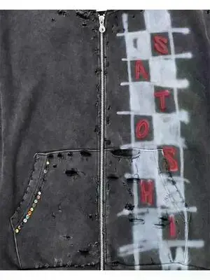 SATOSHI NAKAMOTO Get What I Want Zip-up Hoodie