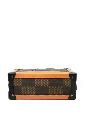 LOUIS VUITTON 2020 Nigo Giant Damier Ebene Monogram Soft Trunk Crossbody Bag