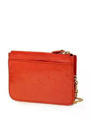 LOUIS VUITTON 2008 Monogram Vernis Key Pouch Coin Pouch - Red