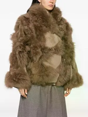 ENVELOPE 1976 Iceland Shearling-trim Reversible Jacket