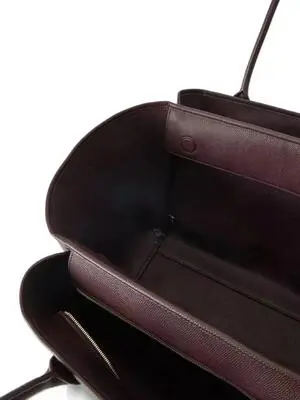 Emporio Armani Logo-patch Pebbled Tote Bag