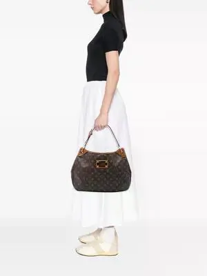 LOUIS VUITTON 2012 Monogram Galliera Pm Shoulder Bag - Brown