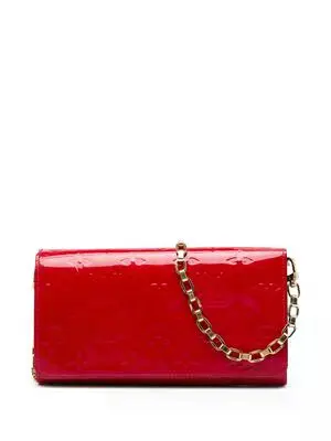 LOUIS VUITTON 2014 Monogram Vernis Chain Wallet Shoulder Bag