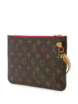 LOUIS VUITTON 2016 Monogram Neverfull Pochette Pouch