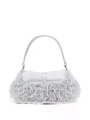 GANNI Faux-feather Shoulder Bag