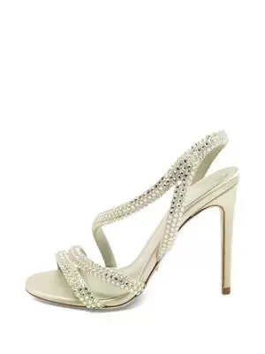 Rene Caovilla Lisa Crystal-embellished Slingback Sandals