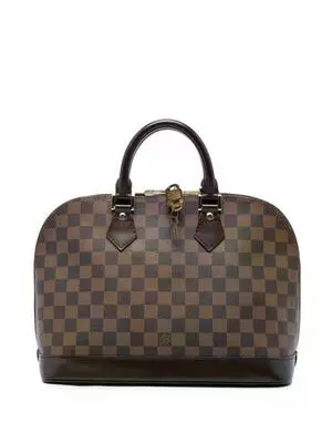 LOUIS VUITTON 2004 Damier Ebene Alma Mm Handbag