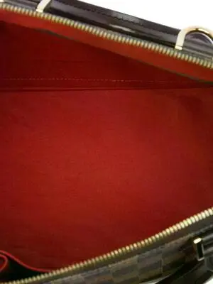 LOUIS VUITTON 2004 Damier Ebene Alma Mm Handbag