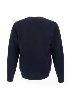 MC2 SAINT BARTH Navy Regent Lambswool Crewneck