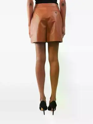 Ralph Lauren High-waisted Leather Shorts