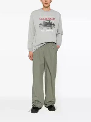 UNIVERSAL OVERALL Graphic-print Long-sleeve T-shirt