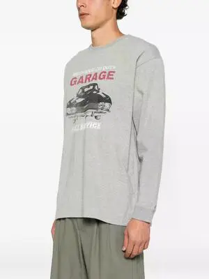 UNIVERSAL OVERALL Graphic-print Long-sleeve T-shirt