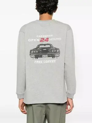 UNIVERSAL OVERALL Graphic-print Long-sleeve T-shirt