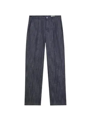 PENCE 1979 Noel Denim-effect Chino Trousers - Blue