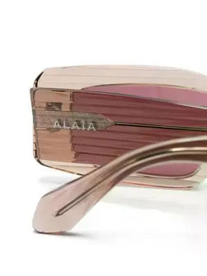 Alaïa Rectangle-frame Sunglasses
