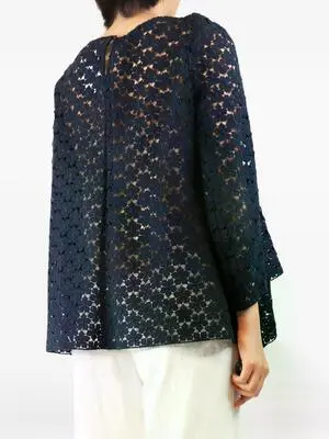 Scanlan Theodore Floral-lace Long-sleeve Blouse