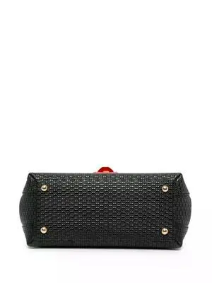 Dolce & Gabbana 2000-2026 Calfskin Roses Print Lucia Satchel