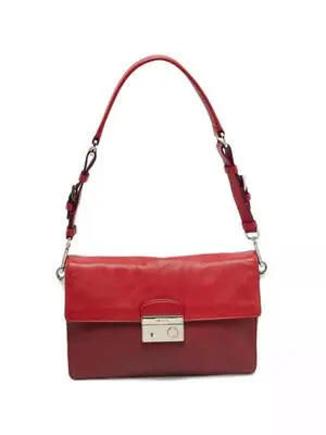 Prada Sound Saffiano Leather Shoulder Bag