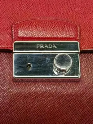 Prada Sound Saffiano Leather Shoulder Bag