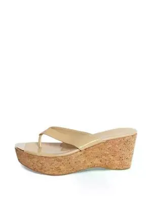 JIMMY CHOO Thong Platform Sandals