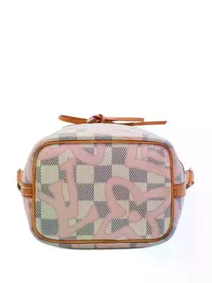 LOUIS VUITTON 2017 Damier Azur Tahitienne Nano Noe Bucket Bag