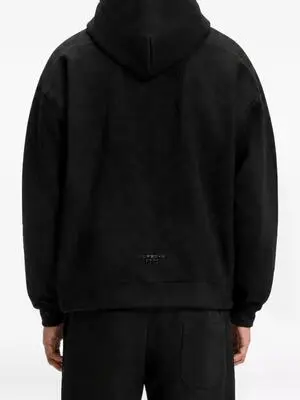Hugo Boss X Porsche Suede-effect Pouch-pocket Hoodie