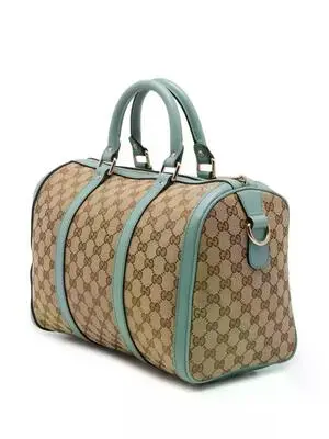 Gucci 2016-2026 Medium Gg Canvas Joy Boston Bag Satchel